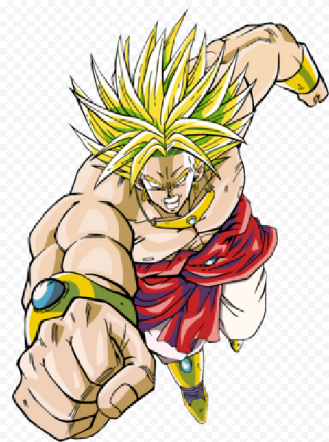 Dragon Ball Broly PNG Transparent free png image anime for download | Pxpng