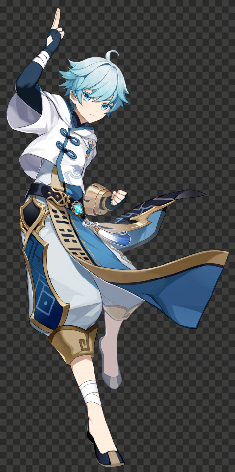 hongyun genshin impact characters no background | Pxpng