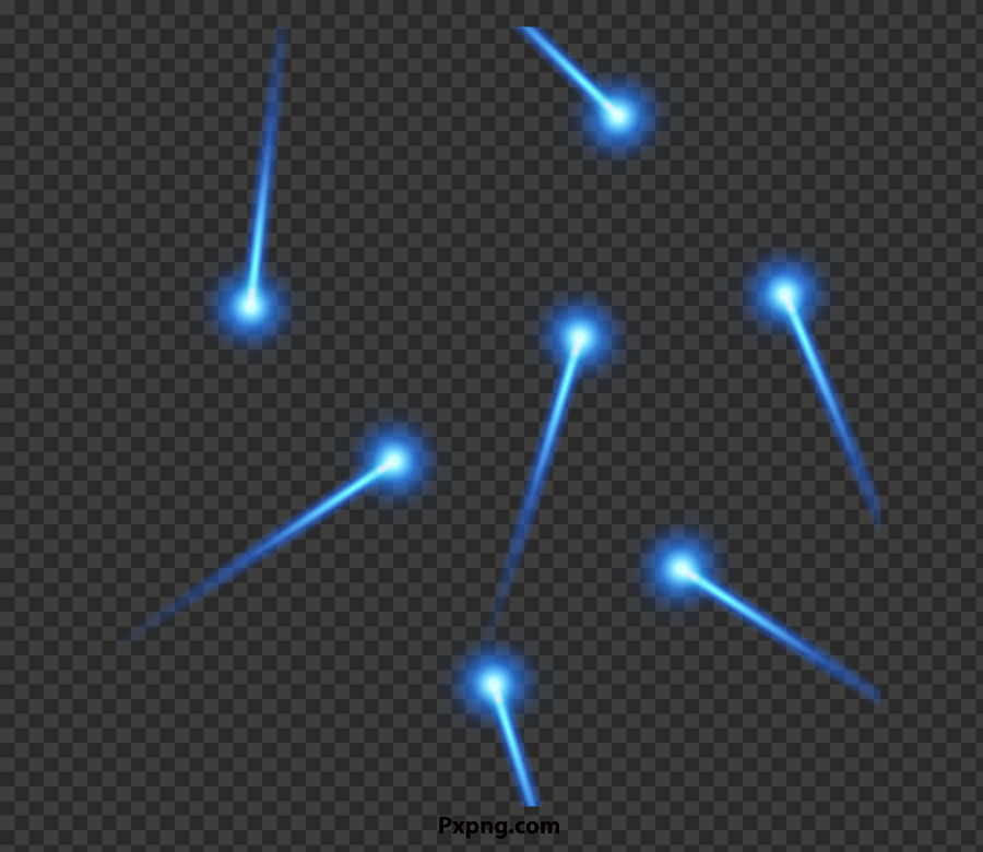 hd blue glowing laser light thumbnail effect png download | Pxpng