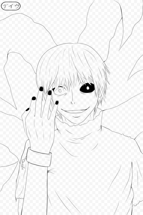 Jpg Library Stock Tokyo Ghoul Drawing At Getdrawings Line Art, HD Png ...