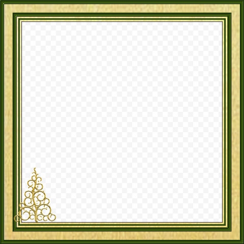 Square Christmas Frame PNG Background Image | Pxpng