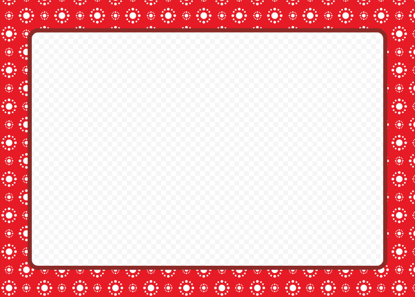 Square Christmas Frame Transparent Images PNG | Pxpng