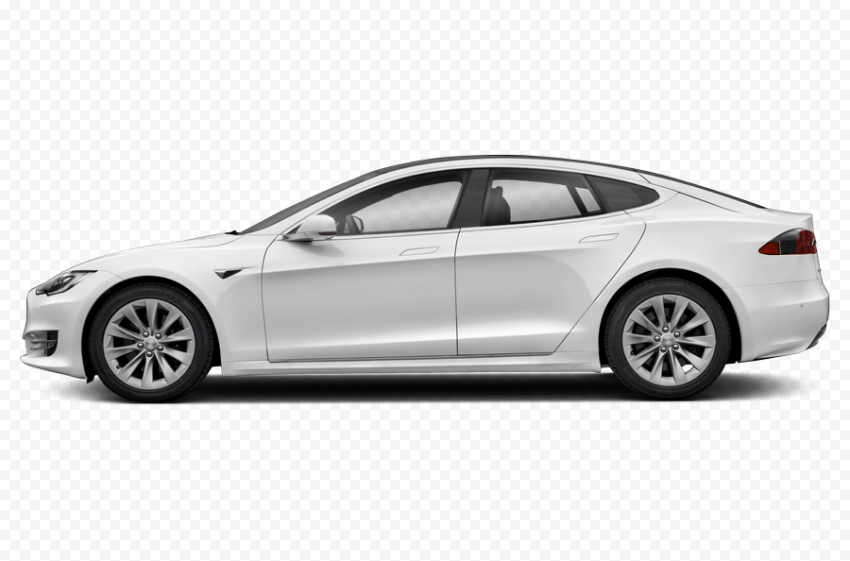 White Tesla Car PNG HD Isolated | Pxpng