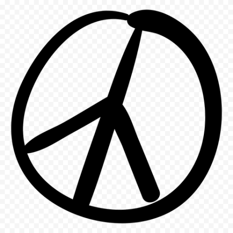 Peace Symbol Transparent Background | Pxpng