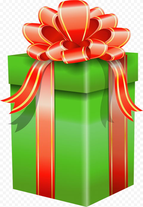 Green Christmas Gift Transparent PNG | Pxpng