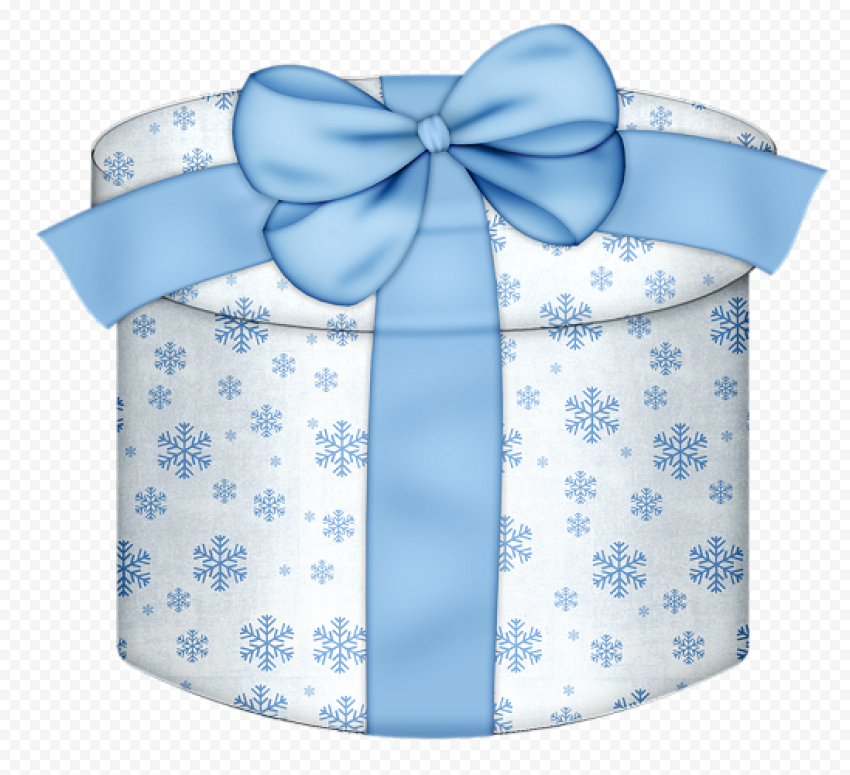 Blue Christmas Gift Transparent Images PNG | Pxpng