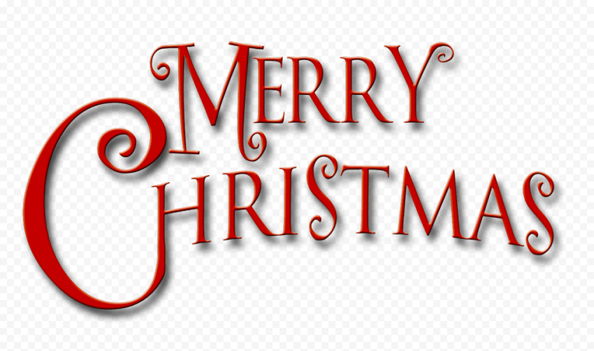 Christmas Text Transparent PNG | Pxpng
