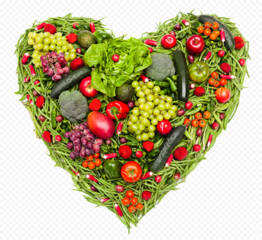 Heart Vegetables PNG Image | Pxpng