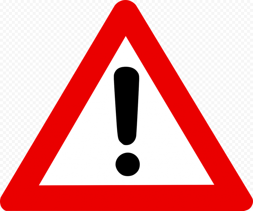 Warning Sign, Exclamation Mark In Red Triangle, Alert, Warning Message ...