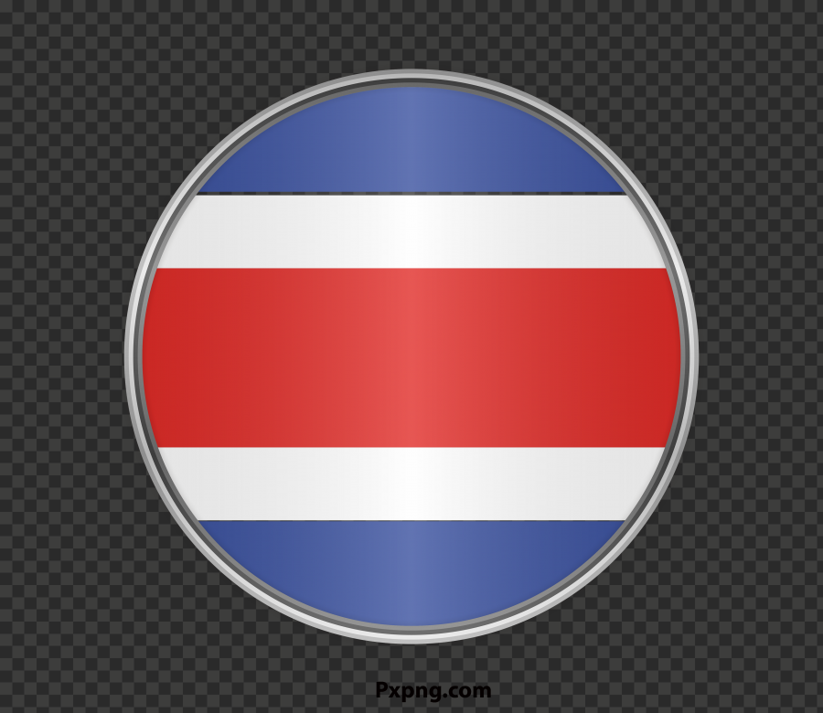 HD Round Flag Silver Borders Icon PNG | Pxpng