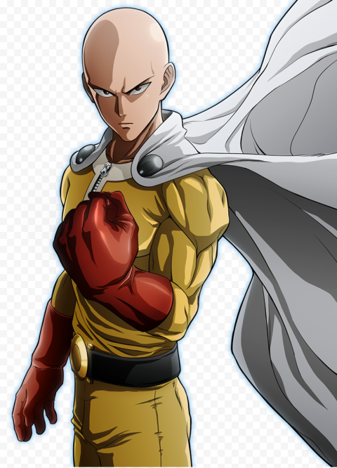 Character One Punch Man Saitama PNG Transparent Image | Pxpng