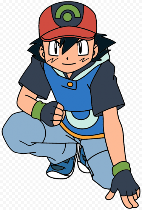 character Pokemon Ash Ketchum PNG Transparent Image | Pxpng