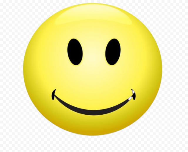 Cheerful Smiley PNG Clipart | Pxpng