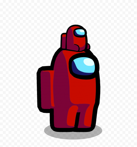 Red among us game character high quality png free download | Pxpng
