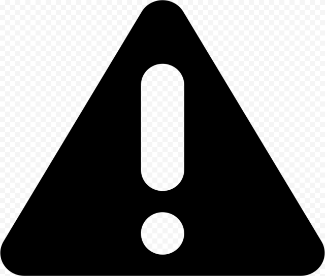 Warning Sign PNG Transparent Image | Pxpng