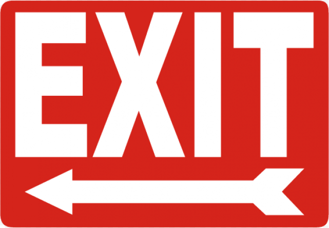 Exit PNG Transparent Picture | Pxpng